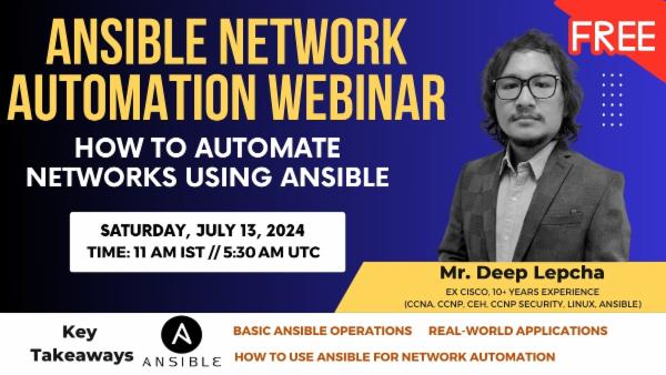 Ansible Network Automation Webinar